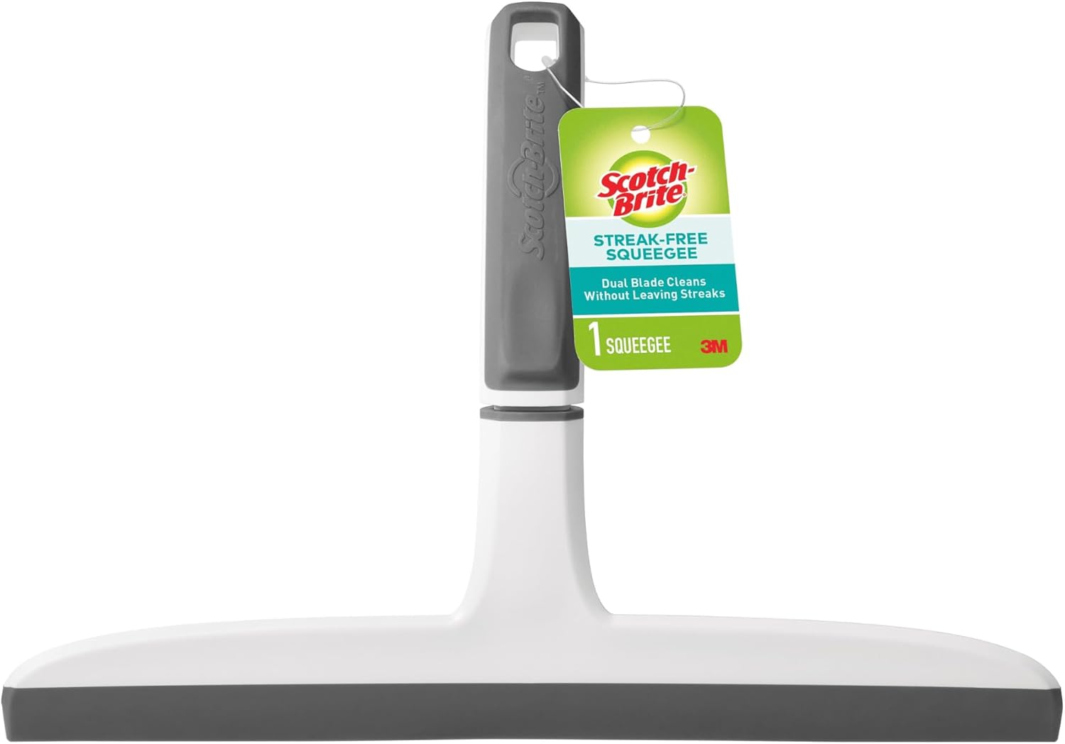 Scotch-Brite, All-Purpose 10 Inch Dual Blade Streak-Free Squeegee, Saf ...